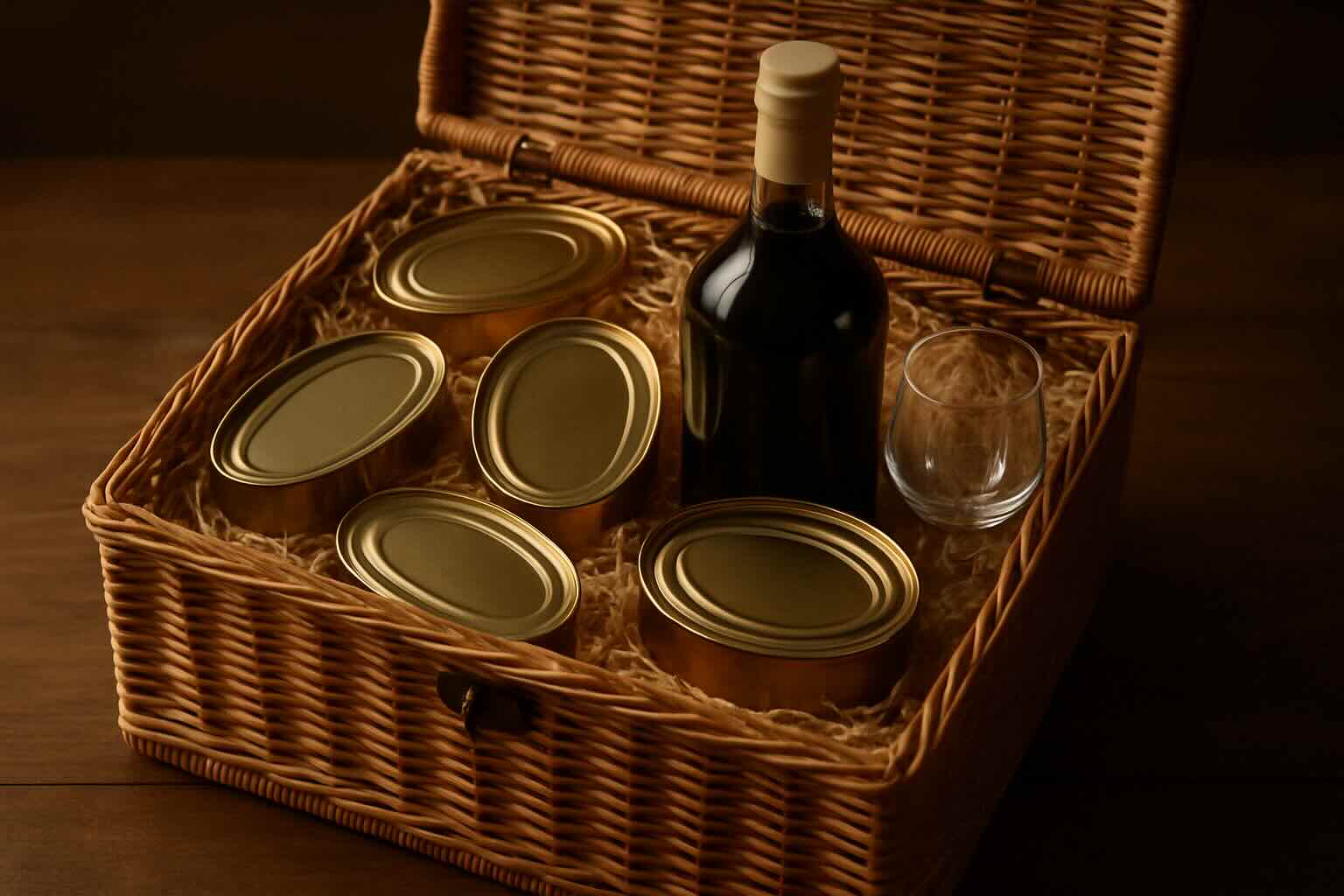 Cestas y Packs Regalo Gourmet: Conservas y Vermuts para Retail de Alto ...